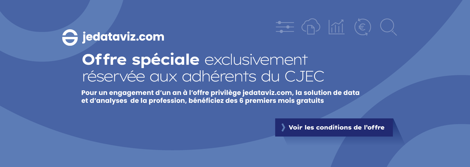 Offre spéciale jedataviz.com réservée aux adhérents du CJEC